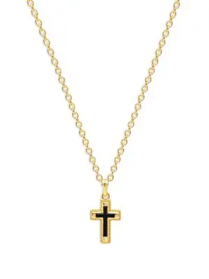NIALAYA JEWELRY Cross Pendant Necklace - Gold