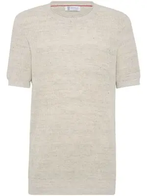 Brunello Cucinelli Knitted T-shirt
