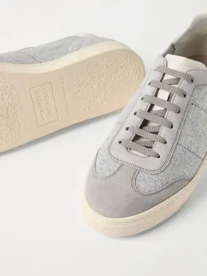 Brunello Cucinelli Knitted Sneakers - Grey