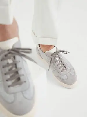 Brunello Cucinelli Knitted Sneakers - Grey
