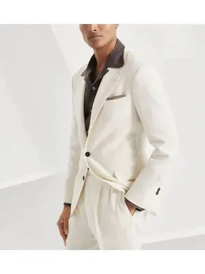 Brunello Cucinelli Twill Blazer