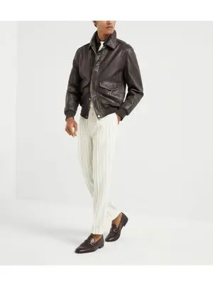Brunello Cucinelli Striped Trousers