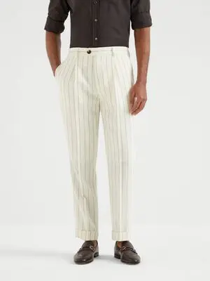 Brunello Cucinelli Striped Trousers
