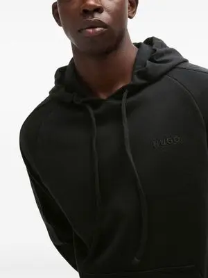 Hugo Logo-embroidered Hoodie