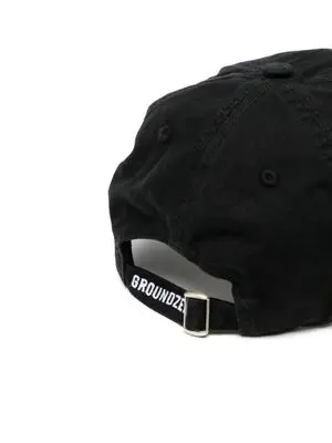 GROUND ZERO Embroidered Dad Cap - Black