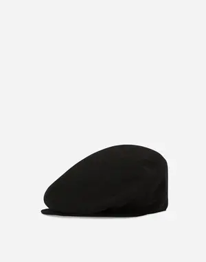 Dolce & Gabbana Cotton Fustian Flat Cap - Black