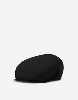 Dolce & Gabbana Wool Flat Cap - Black