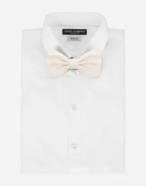 Dolce & Gabbana Silk Bow Tie - White