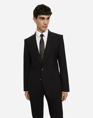 Dolce & Gabbana Stretch Wool Martini-fit Suit - Blue