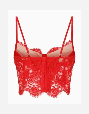 Dolce & Gabbana Top Con Reggiseno - Red