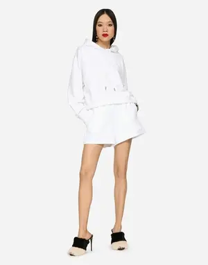Dolce & Gabbana Jersey Shorts With Embossed Logo