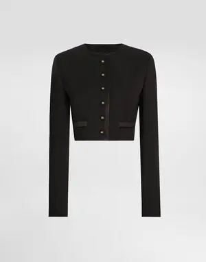 Dolce & Gabbana Cropped Wool Jacket