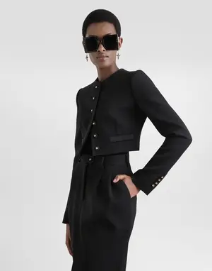 Dolce & Gabbana Cropped Wool Jacket
