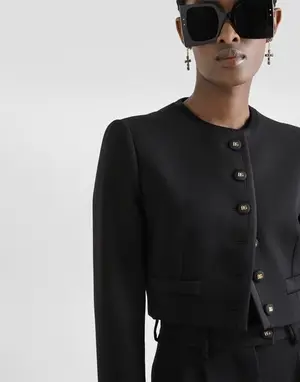 Dolce & Gabbana Cropped Wool Jacket