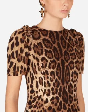 Dolce & Gabbana Leopard-print Cady Top