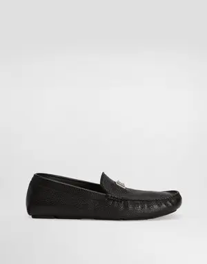 Dolce & Gabbana Deerskin Driver Loafers - Black