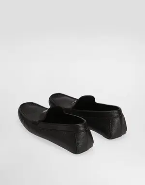 Dolce & Gabbana Deerskin Driver Loafers - Black
