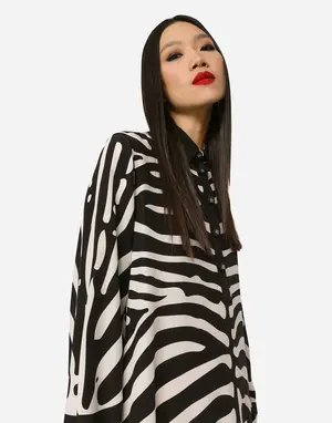 Dolce & Gabbana Zebra-print Caftan
