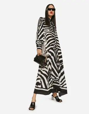 Dolce & Gabbana Zebra-print Caftan