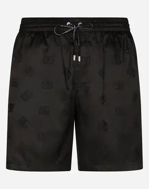 Dolce & Gabbana Mid-length Swim Trunks - Black