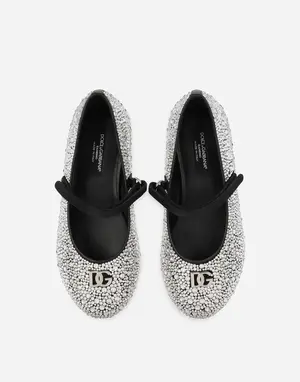 Dolce & Gabbana Rhinestone Ballerina Flats