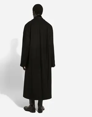 Dolce & Gabbana Oversize Single-breasted Coat - Black