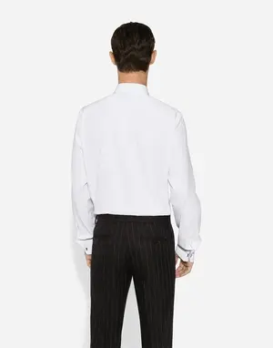 Dolce & Gabbana Striped Poplin Martini-fit Shirt - Multicolor