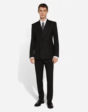 Dolce & Gabbana Striped Poplin Martini-fit Shirt - Multicolor