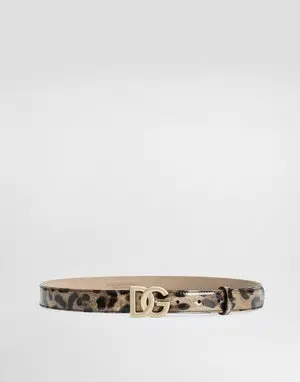 Dolce & Gabbana Leopard Print Belt - Animal Print