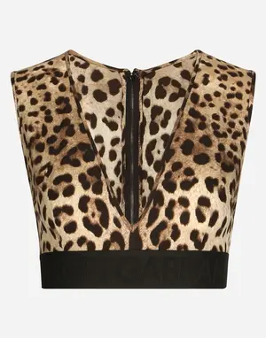 Dolce & Gabbana Animal Print Vests For Women