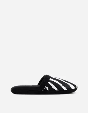 Dolce & Gabbana Cotton Terry Slippers - Multicolor
