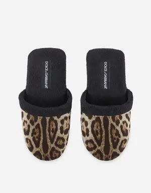Dolce & Gabbana Cotton Terry Slippers - Multicolor