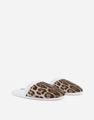 Dolce & Gabbana Cotton Terry Slippers - Multicolor