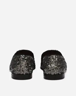 Dolce & Gabbana Sequined Slippers