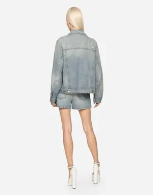 Dolce & Gabbana High-waisted Denim Shorts