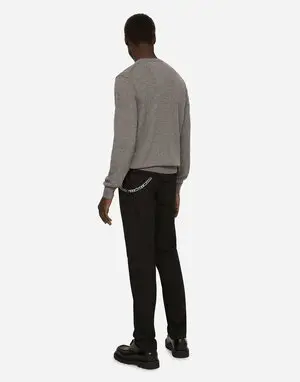 Dolce & Gabbana Cashmere Round-neck Sweater - Grey