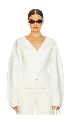 EAVES Arlet Knit Cardigan - Ivory