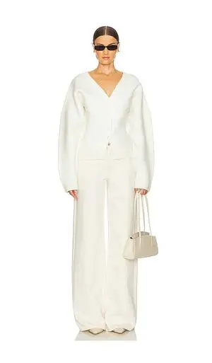 EAVES Arlet Knit Cardigan - Ivory