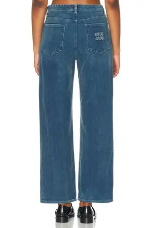 Miu Miu Wide Leg Denim