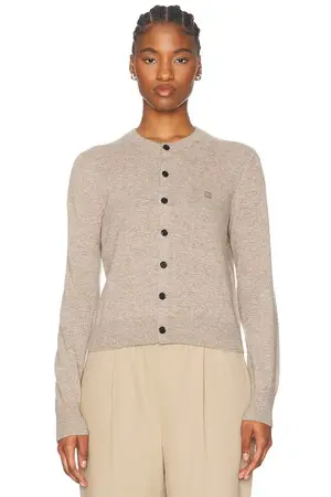 Acne Studios Keny Cardigan - Greige Melange