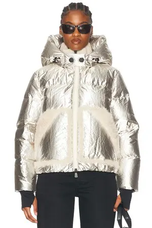 Moncler Trevelin Bomber Jacket - Silver