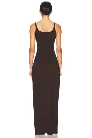HELSA Maddison Maxi Knit Dress - Brown