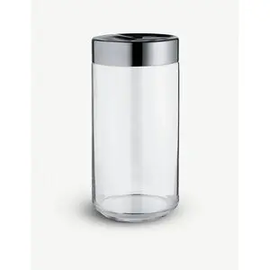 ALESSI Julieta Glass And Stainless Steel Jar 21.6cm - Nocolor