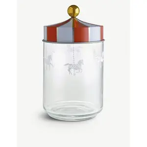 ALESSI Circus Glass Jar 19cm - Nocolor