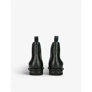 Magnanni Grained Leather Chelsea Boots