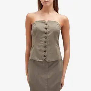 SAMSØE SAMSØE Saleen Strapless Tailored Top