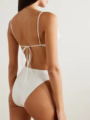 MAYGEL CORONEL Krassi Ruffled Bikini - White