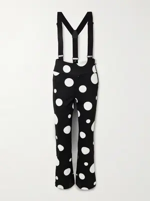 Goldbergh Ballon Printed Bootcut Ski Salopettes