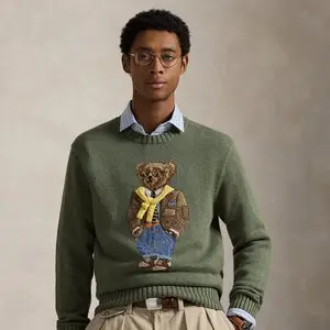 Ralph Lauren Polo Bear Crewneck Sweater - Lovette Heather