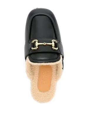 Gucci Horsebit Leather Slippers
